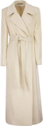 Tagliatore Femme, Manteaux, Beige, Taille: 36 FR Melody Long Wool-Cashmere Coat