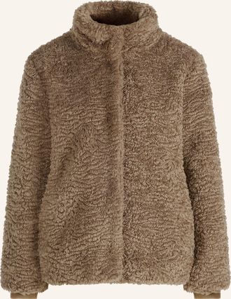 Cartoon Cartoon Teddyfell-Jacke braun