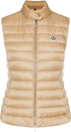 Moncler Femme, Vestes, Beige, Taille: 38 FR L10931A00087597Yf 222 Vest