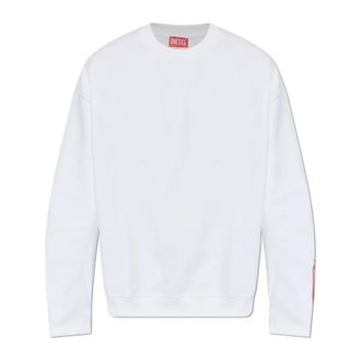 Diesel S-Boxt-Nc-Div Sweatshirt - - Sweatshirts & Hoodies - Herren - Wei&szlig; - L