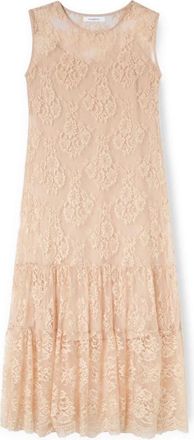 Motivi Femme, Robes, Rose, Taille: 38 FR Longue robe en dentelle avec fond de robe