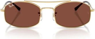 Ray-Ban unisex, Accessoires, Jaune, Taille: 54 MM Rb3719 Lunettes de soleil