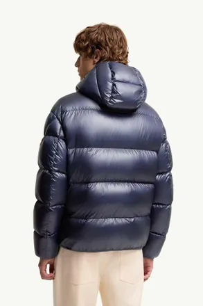 Moncler Quilted Down Down Jacket - Navy