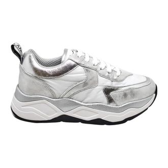 Voile Blanche Silberne Metallic-Sneaker - - Shoes - Damen - Grau - 41 EU