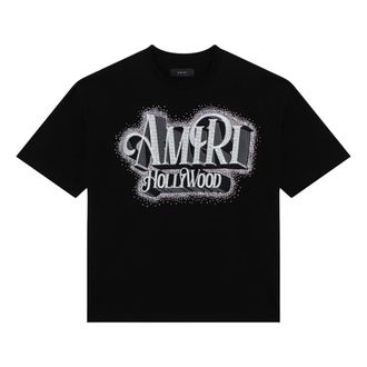 Amiri Homme, Tops, Noir, Taille: S Coton Noir T-shirts et Polos