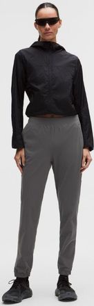 lululemon Adapted State Jogginghose mit hohem Bund Volle L&auml;nge f&uuml;r Frauen - Gr&ouml;&szlig;e 10 in Onyx Grey