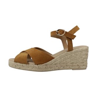 Geox Femme, Chaussures, Brun, Taille: 39 EU D Gelsa Low Wedge Sandal