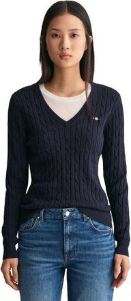 GANT Sweater Damen Strickpullover Baumwolle