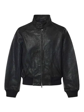 STUDIO NICHOLSON Lederjacke - Schwarz