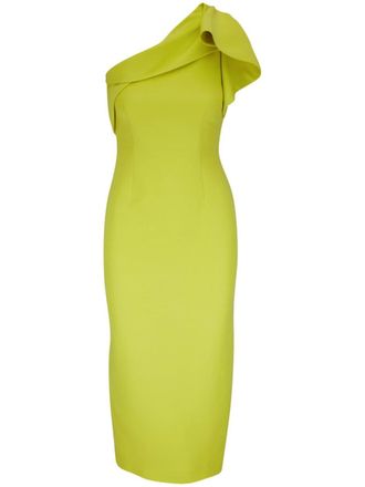 Roland Mouret Asymmetrisches Midikleid - Gelb