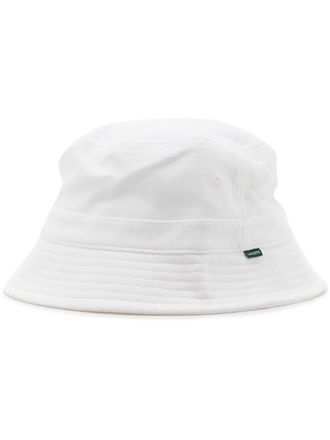 Lacoste bob &agrave; patch logo - Blanc