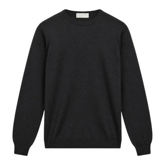 Cashmere Company Girocollo F.14 Rundhals-Strickpullover - - Knitwear - Herren - Schwarzk - M