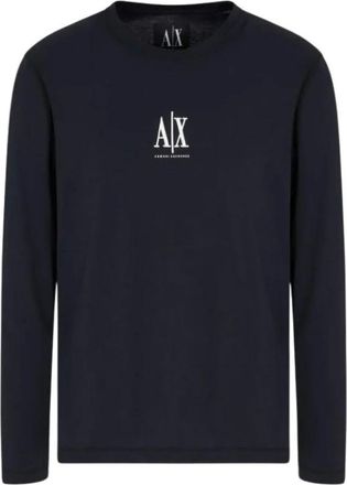 A|X Armani Exchange Homme, Tops, Bleu, Taille: XL T-Shirt ML