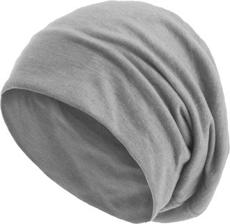 style3 Slouch Beanie aus atmungsaktivem, feinem und leichten Jersey Unisex M&uuml;tze Haube Bini Einheitsgr&ouml;&szlig;e