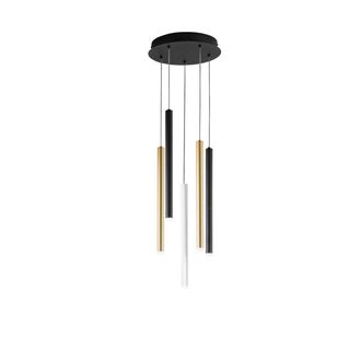 Luce-Ambiente-Design Suspension Led Pype 5 Multicolor Pendants, Cct