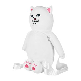 Ripndip Sac &agrave; dos en peluche Lord Nerm - unisex - Sacs - Blanc - Taille: ONE Size
