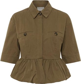 Gestuz Femme, Blouses et Chemises, Vert, Taille: 42 FR GZzandaya Shirt