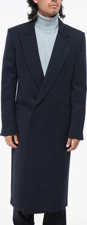 Alexander McQueen Wollmantel mit verdeckter Knopfleiste Alexander McQueen