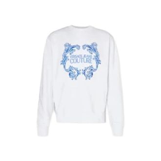 Versace Jeans Couture Felpa - - Sweatshirts & Hoodies - Herren - Wei&szlig; - L