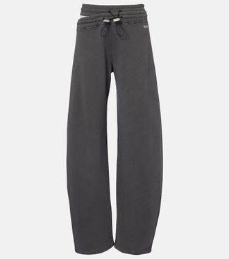 The Attico Jogginghose aus Baumwoll-Jersey