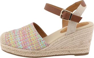 Tom Tailor Tom Tailor Damen 7490730007 Keilsandale, Rose-Multi, 38 EU