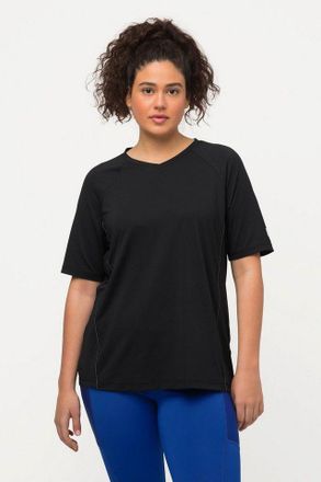 Ulla Popken T-Shirt T-Shirt V-Ausschnitt Halbarm