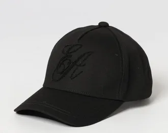 Emporio Armani Baseballkappe aus Baumwolle mit gesticktem Monogramm-Logo