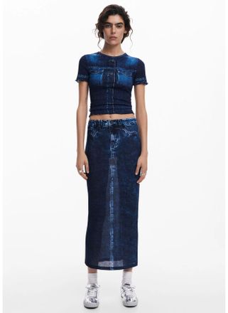 Desigual FAL_Shakespeare, 5085 Retro Blue, XL