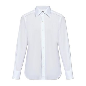 Tom Ford Klassisches Hemd - - Shirts - Herren - Wei&szlig; - 3XL