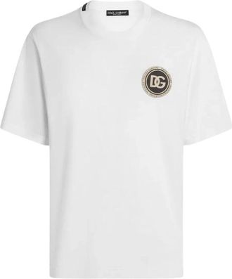 Dolce & Gabbana Homme, Sport, Blanc, Taille: XL Training T-Shirt
