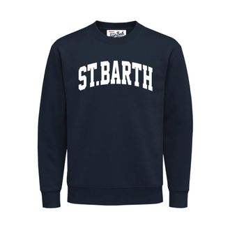 MC2 Saint Barth Sweatshirt mit Rundhalsausschnitt - - Sweatshirts & Hoodies - Herren - Blau - L