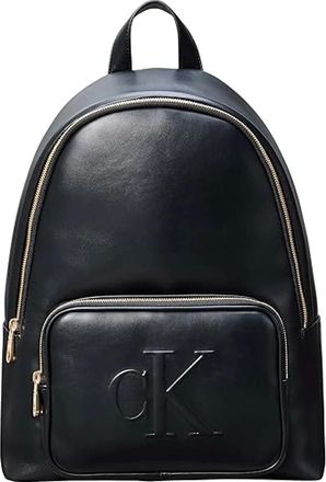 Calvin Klein Femme, Sacs, Noir, Taille: ONE Size Sac &agrave; dos Bold avec Logo