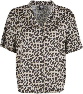 Urban Classics Blusentop Urban Classics Ladies Leo Resort Shirt