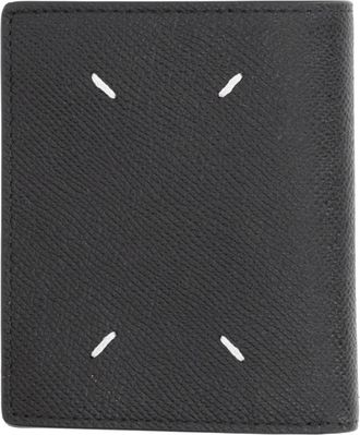 Maison Margiela Homme, Accessoires, Noir, Taille: ONE Size Petit Portefeuille Bi-fold