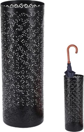 Generic Regenschirmhalter F&uuml;r Eingangshalle - 42x15 Cm Metall Runde Eimergestell, Modernes Organisationsdesign mit Tropfschale, Langlebige Aufbewahrungsl&ouml;sung