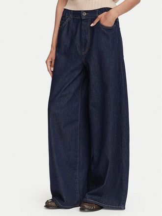 Max Mara Jeans Zattera 2625186031 Dunkelblau Wide Leg