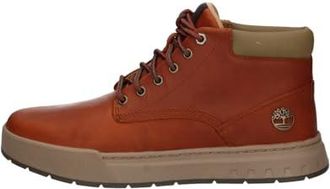 Timberland Maple Grove Mid Lace Sneaker TB0A69FNEJD, Chaussures de sport, Orange Full Grain, 43.5 EU