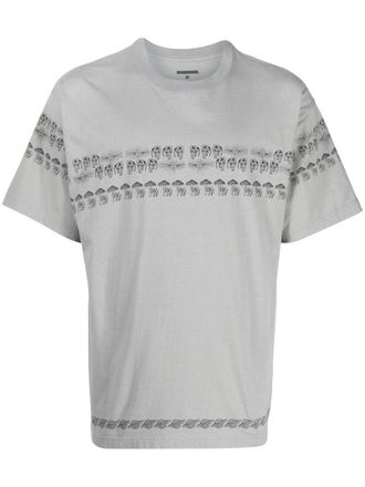 Neighborhood t-shirt à imprimé graphique - Gris