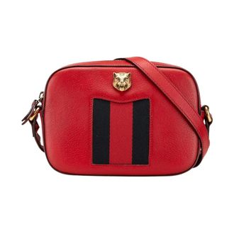 Gucci Pre-owned Sac Bandouli&egrave;re Rajah - Femme - Pre-owned - Rouge - Taille: ONE Size