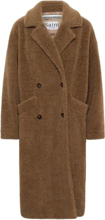 Saint Tropez Manteau Double-Boutonnage - Femme - Manteaux - Brun - Taille: 42 FR