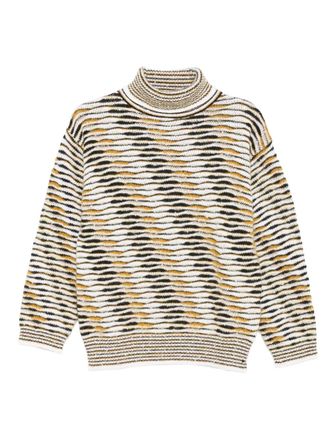 Missoni pull à col montant - Jaune