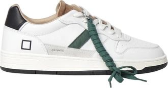 D.A.T.E. Court 2.0 Vintage Sneakers - - Shoes - Herren - Wei&szlig; - 45 EU