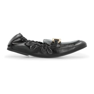 Ferragamo Jodie Leder Loafers - - Shoes - Damen - Schwarzk - 35 1/2 EU