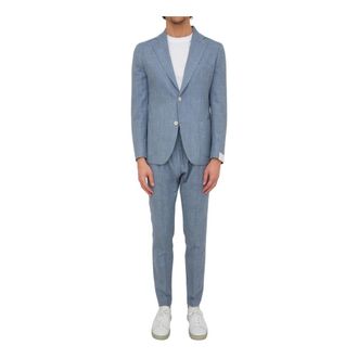 Eleventy Soft Suit Pant Jogger - - Suits - Herren - Blau - XL