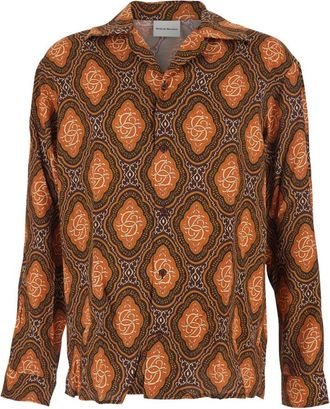 Dr&ocirc;le de Monsieur Homme, Chemises, Brun, Taille: L La Chemise M&eacute;daillon ML