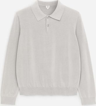 Arket Poloshirt Aus Baumwolle -Beige