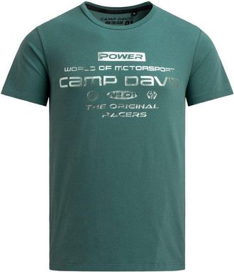 Camp David Rundhalsshirt mit Baumwolle