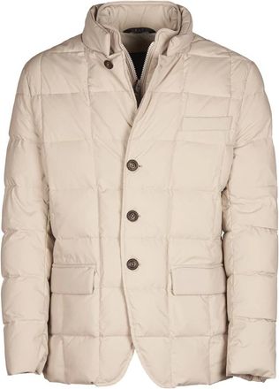 Fay Homme, Vestes, Beige, Taille: L Double-Front Down Jacket