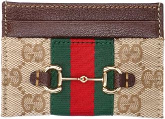 Gucci Cardholder Horsebit Web