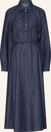 Luisa Cerano Luisa Cerano Hemdblusenkleid In Jeansoptik blau